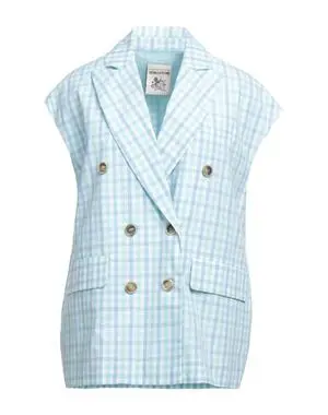 SEMICOUTURE Checked Double-breasted Blazer