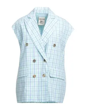SEMICOUTURE Checked Double-breasted Blazer