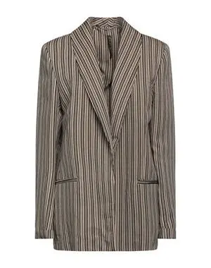 MANILA GRACE Striped Blazer