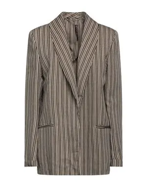 MANILA GRACE Striped Blazer