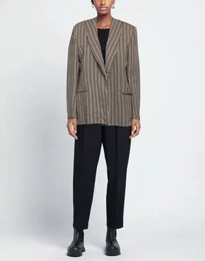 MANILA GRACE Striped Blazer