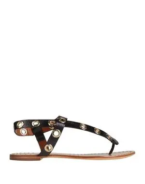 TRUSSARDI Thong Sandal Black