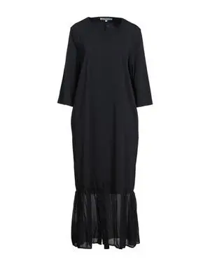 European Culture Cotton Elastane Midi Dress