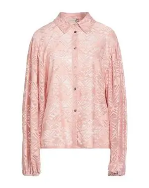HAVEONE Lace Shirt - Pink