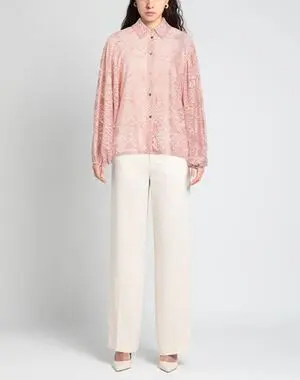 HAVEONE Lace Shirt - Pink