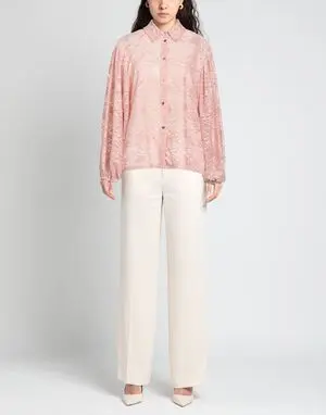 HAVEONE Lace Shirt - Pink
