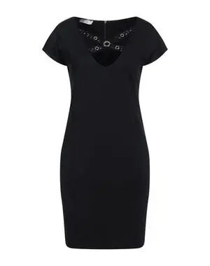 EAN 13 Mini Bodycon Dress With Appliqués