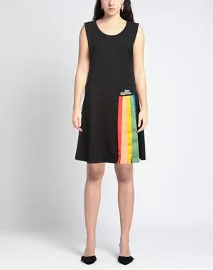 Moschino Striped T-shirt Midi Dress - Black