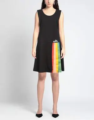 Moschino Striped T-shirt Midi Dress - Black