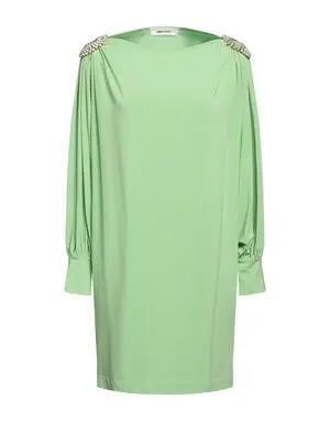 CIRCUS HOTEL Mini Dress In Light Viscose - Green