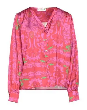 HAVEONE Floral-print Satin Shirt
