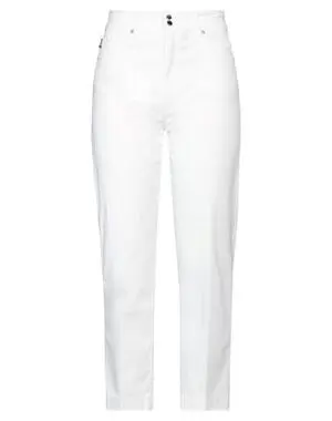 Moschino Straight Leg Trousers - White