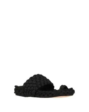 PALOMA BARCELO Textile Fibers Thong Sandals - Black