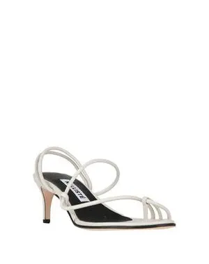 KALLISTÈ Leather Thong Sandals - White