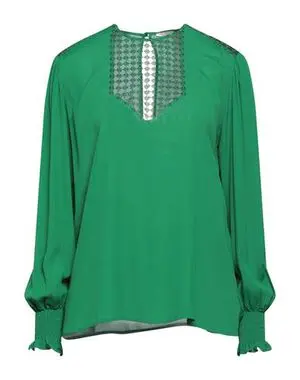 True Royal Chiffon Lace Top - Green
