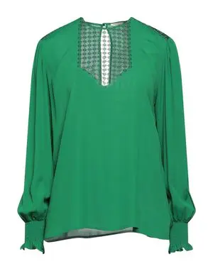 True Royal Chiffon Lace Top - Green
