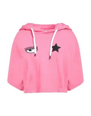 CHIARA FERRAGNI Cotton French Terry Sweatshirt - Pink