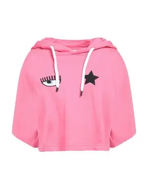 CHIARA FERRAGNI Cotton French Terry Sweatshirt - Pink