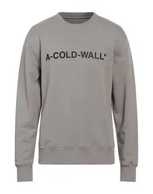 A-COLD-WALL* French Terry Sweatshirt With Logo - Grey