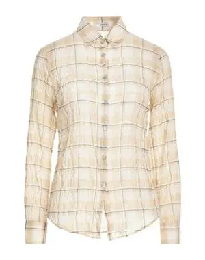 CAMICETTASNOB Checked Shirt - Beige