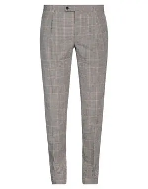 DANIELE ALESSANDRINI Tapered Leg Trousers - Dark Brown