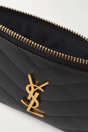 Saint Laurent Cassandre Quilted Leather Wallet