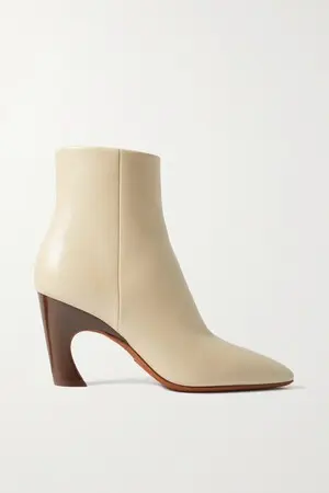 Chloé Net Sustain Oli Leather Ankle Boots