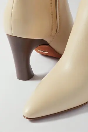 Chloé Net Sustain Oli Leather Ankle Boots