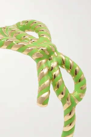 Alison Lou Streamer 14-karat And Enamel Ring