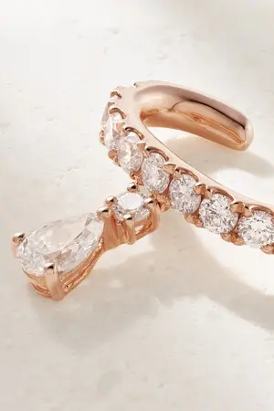 ANITA KO Daphne 18-karat Diamond Ear Cuff