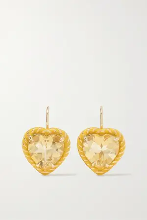 Alison Lou Streamer Cocktail Earrings - Gold