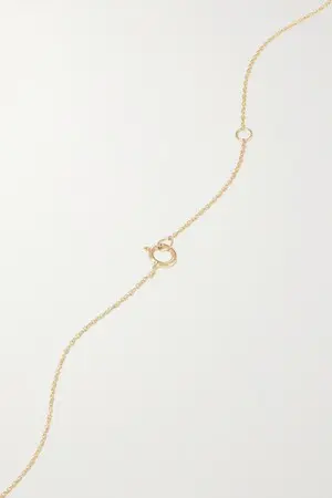 DIANE KORDAS Mama 18-karat Gold, Emerald And Diamond Necklace