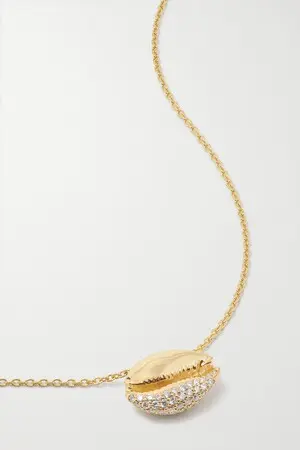 ALMASIKA Le Cauri Endiamanté 18-karat Diamond Necklace