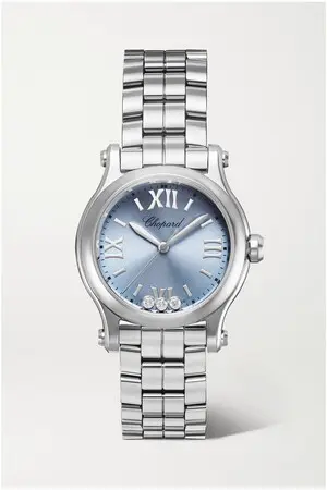 Chopard Happy Sport 30mm Stainless Steel And Diamond Watch