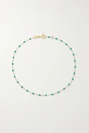 Gigi Clozeau Classic Gigi 18-karat And Resin Anklet