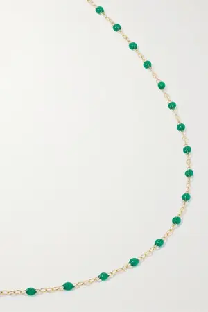 Gigi Clozeau Classic Gigi 18-karat And Resin Anklet