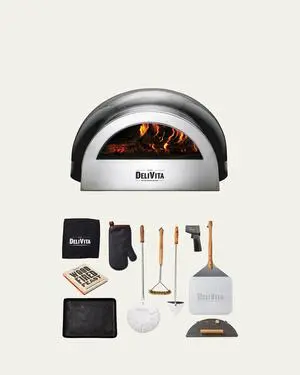 DELIVITA Chef's Collection Wood-fired Oven - Black