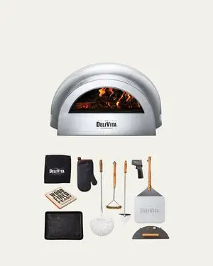 DELIVITA Chef's Collection Wood-fired Oven Grey