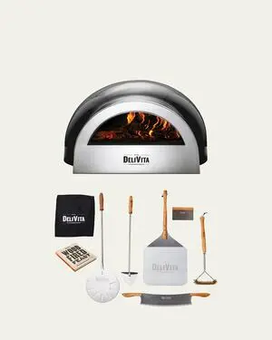 DELIVITA Pizzaiolo Wood-fired Oven - Black