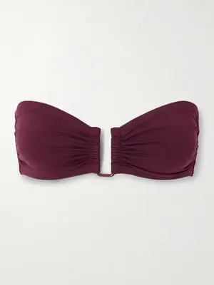 ERES Les Essentiels Show Bandeau Bikini Top - Burgundy