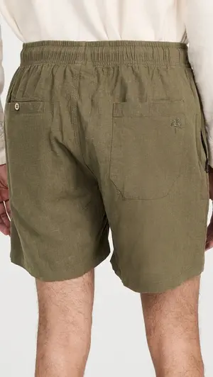 Oas Linen Blend Shorts