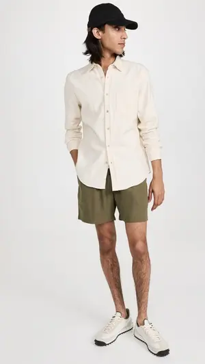 Oas Linen Blend Shorts