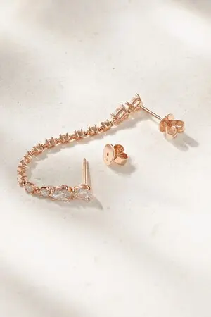 ANITA KO Daphne 18-karat Rose Diamond Single Earring