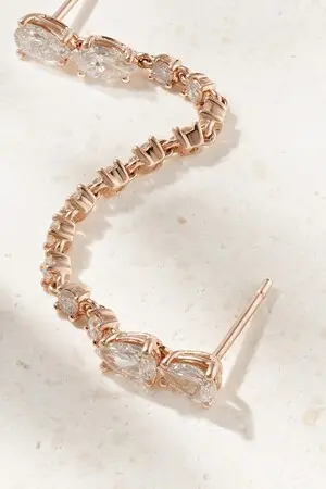 ANITA KO Daphne 18-karat Rose Diamond Single Earring