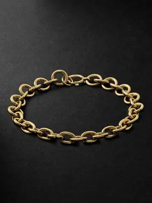 FOUNDRAE Mixed Link 18-karat Chain Bracelet