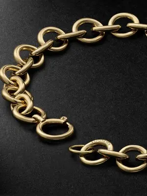 FOUNDRAE Mixed Link 18-karat Chain Bracelet