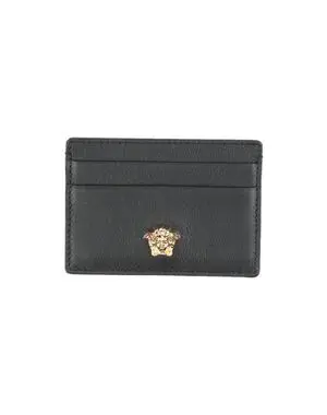 Versace Document Holder Soft Leather - Black