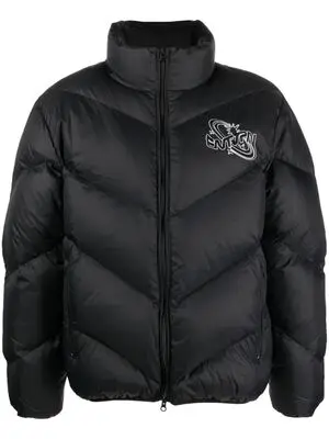 ENTERPRISE JAPAN Black Puffer Jacket