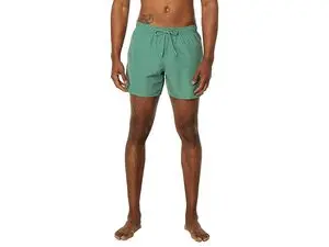 Lacoste Lacoste Solid Elastic Waist Swim Trunks Green