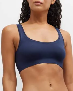 Hanro Touch Feeling Crop Top Deep Navy